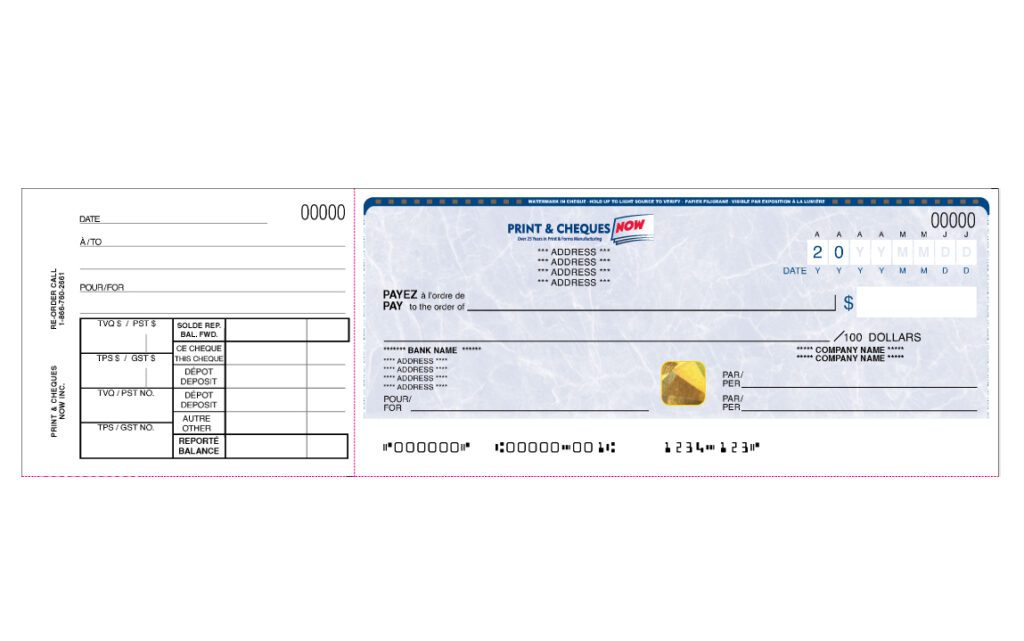 Manual Cheques: 25% More Cheques On Your Online Order
